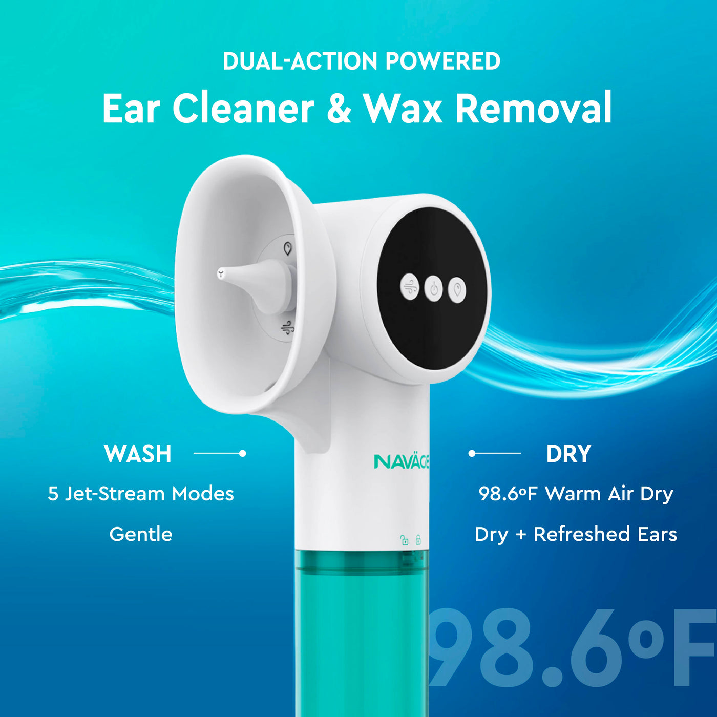 Navage Dual Action Powered Ear Cleaner