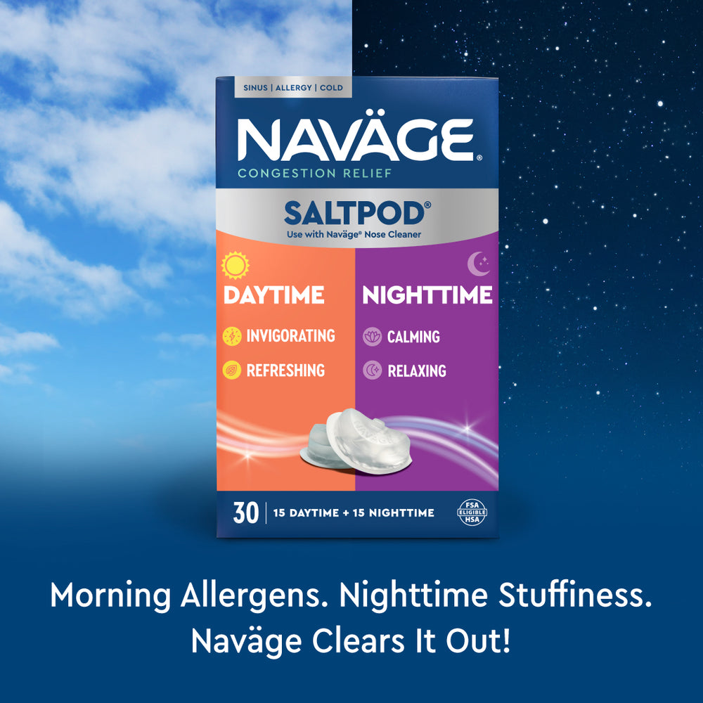 Navage Day & Night SaltPods 30-Pack | AM + PM Formula
