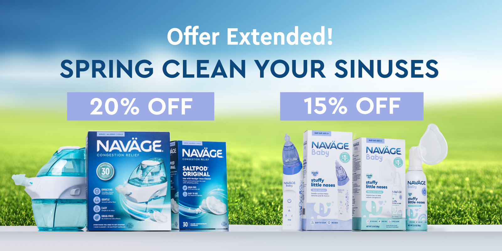 Naväge Baby Bundle: Baby Nasal Aspirator + Micro-Mist Inhaler