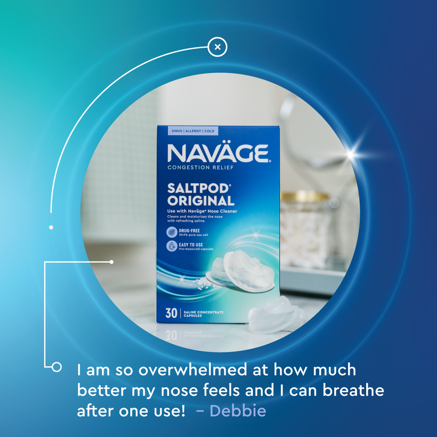Navage SaltPods 30-Pack | Original Saline Capsules